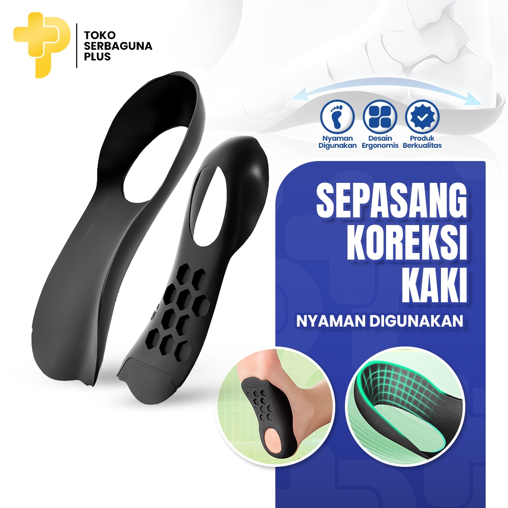 Jual Alas Sol Kaki Orthopedic Flat Feet O/X Arch Support Korektor ...