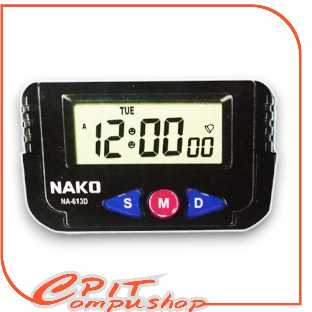 Jual Nako NA-613D Digital Clock for Car Dashboard Jam Mobil Portabel ...