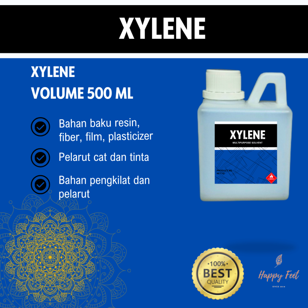 Jual Xylene / Xilin / Xilene / Solvent Serbaguna kapasitas 500 ml dan 1 ...