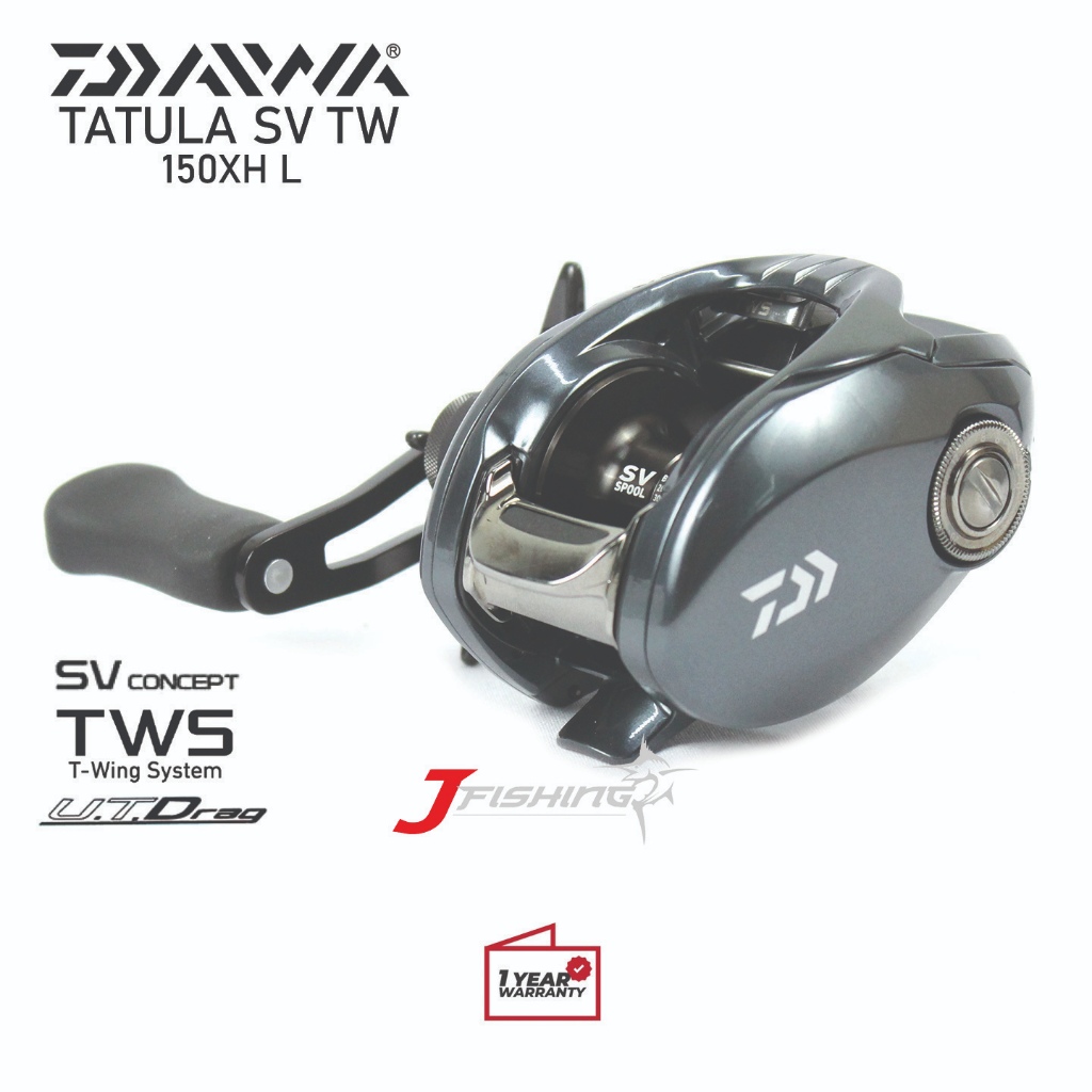 Jual Reel BC DAIWA TATULA SV TW 24 | 150XHL | Handle Kiri | Kolam Sungai Laut | Resmi | Shopee ...
