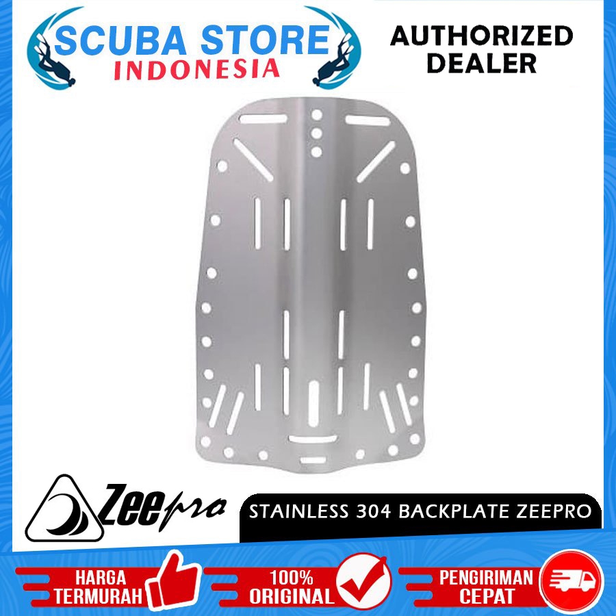 Jual Backplate Zeepro Stainless Steel SS 304 Spare Part Penahan Tabung ...