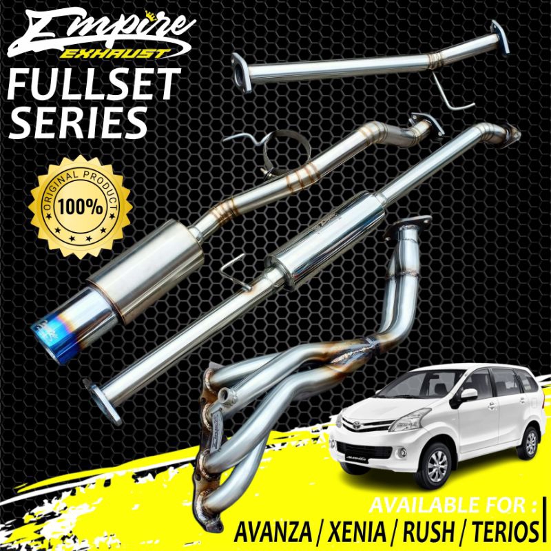 Jual Fullset Knalpot Mobil Racing Avanza Xenia Rush Terios Full System ...