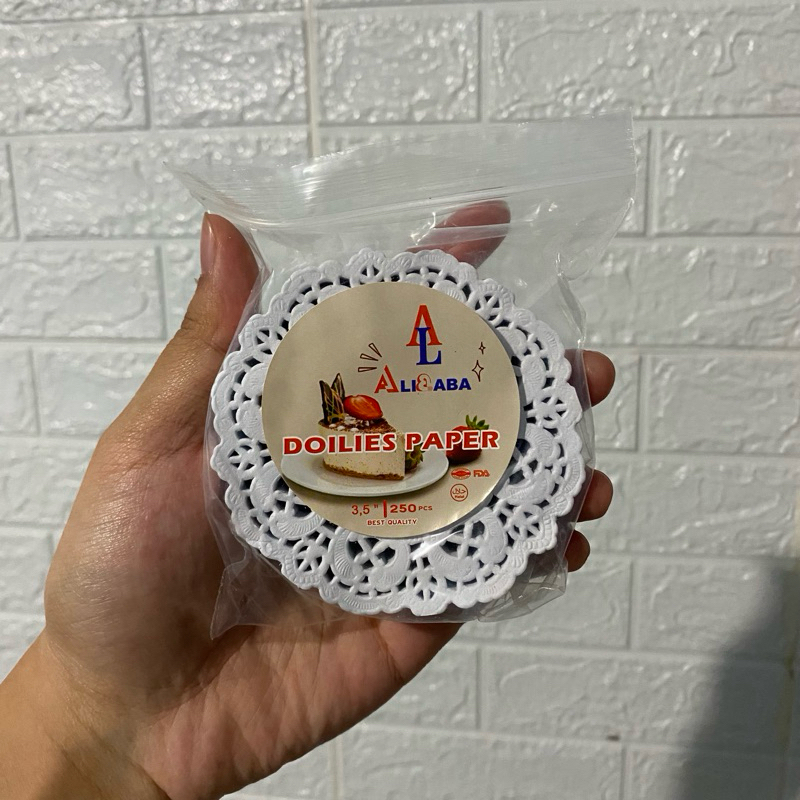 Jual Paper Dollies Grade Putih Round / Alas Kertas Renda Grade / Doiles ...