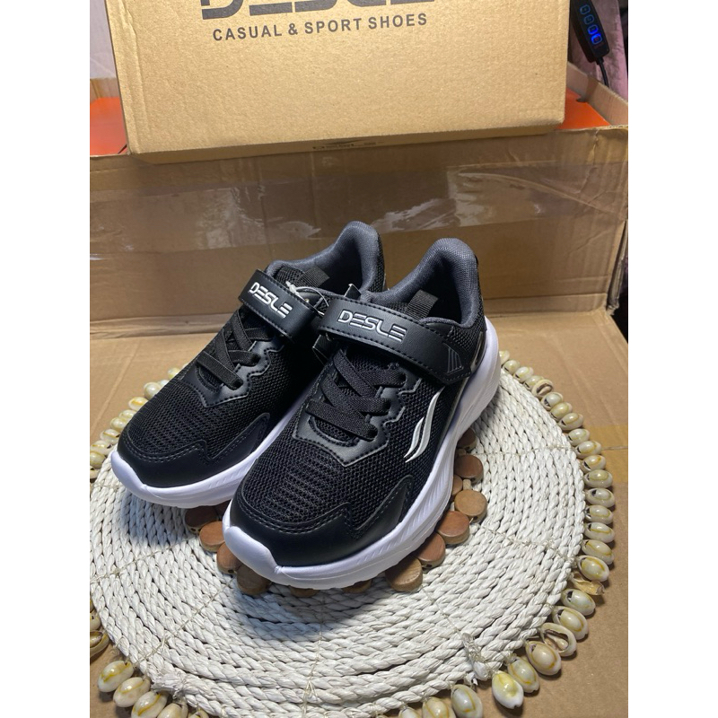 Jual Sepatu sekolah - sepatu anak - Jacob by desle - warna hitam abu ...