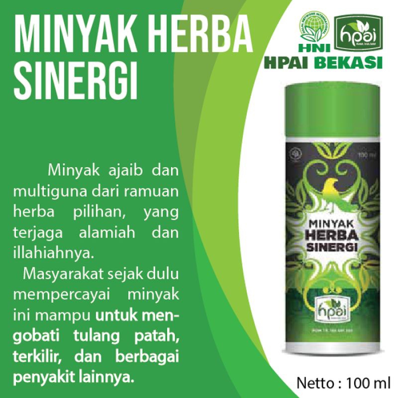 Jual MHS MINYAK HERBA SINERGI 100ml | Shopee Indonesia