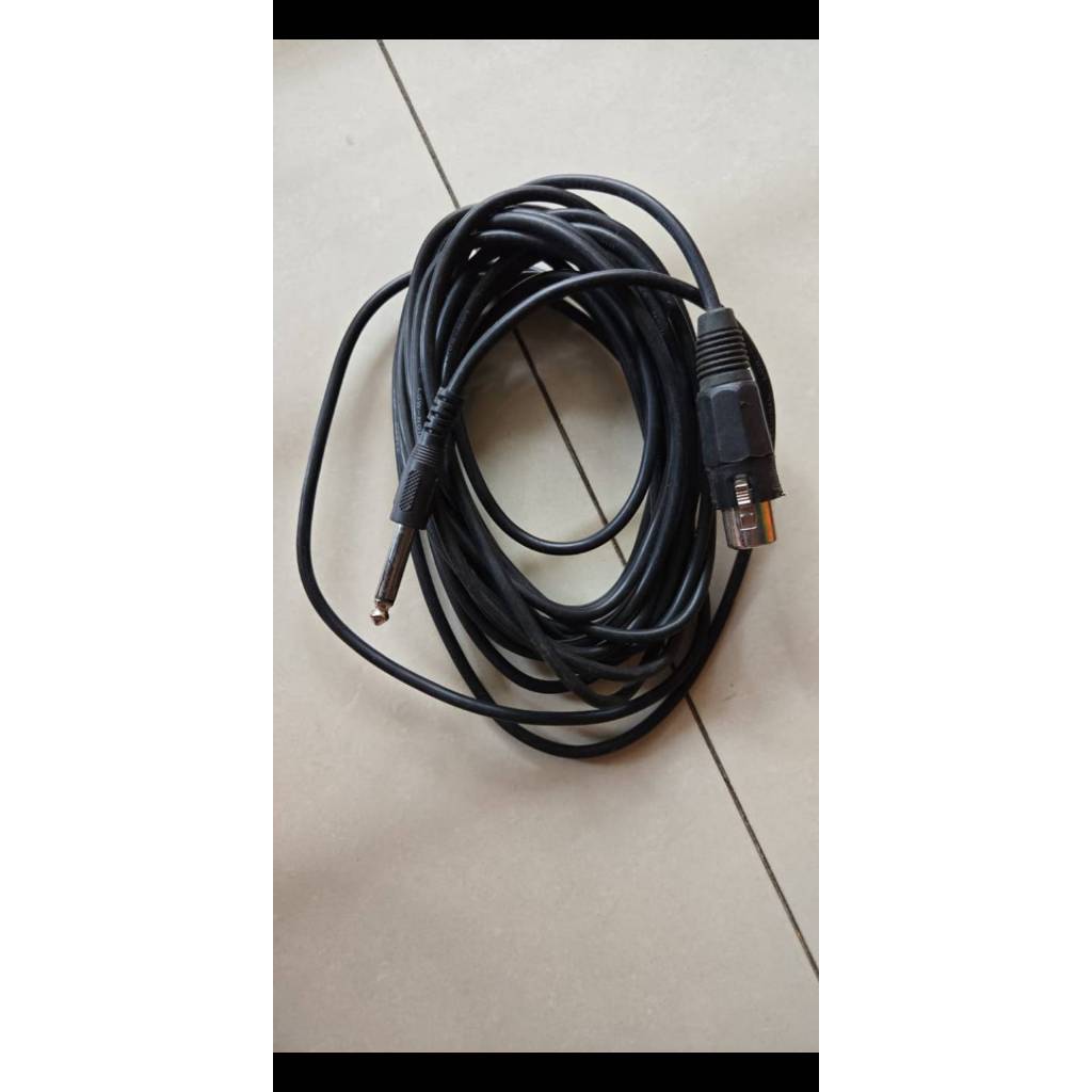 Jual kabel mic ke ampli kabel ukuran 6 meter kurang lebih | Shopee ...