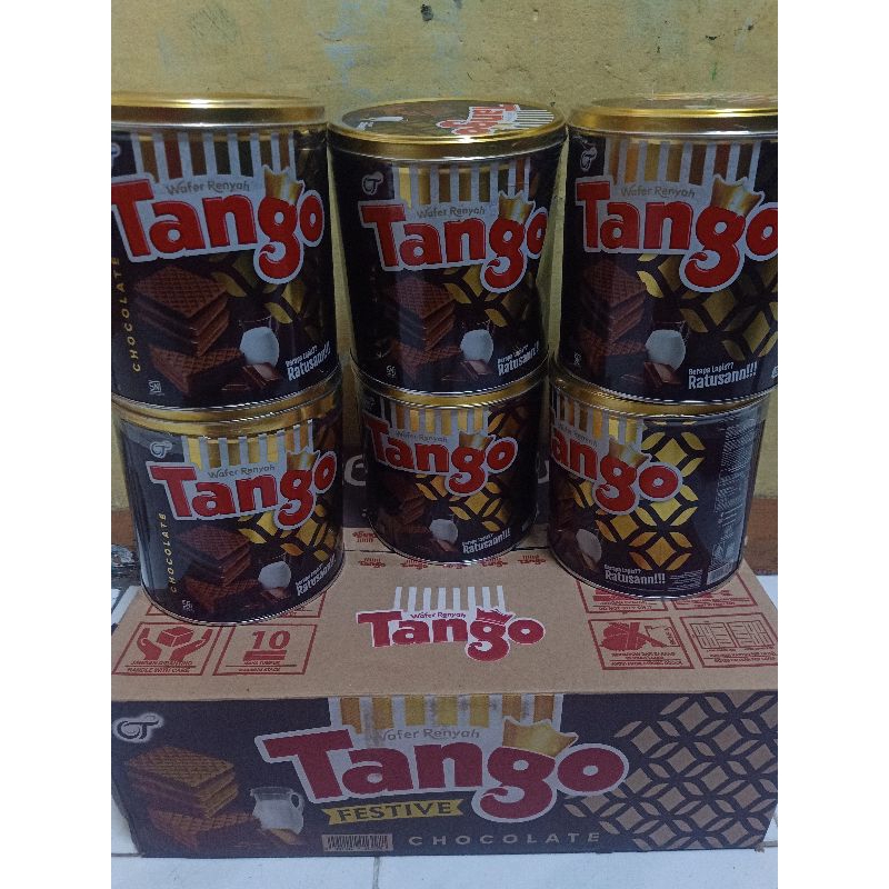 Jual Wafer Tango Kaleng / Tango Kaleng Rasa Cokelat 240gr Per/dus ( 1 ...