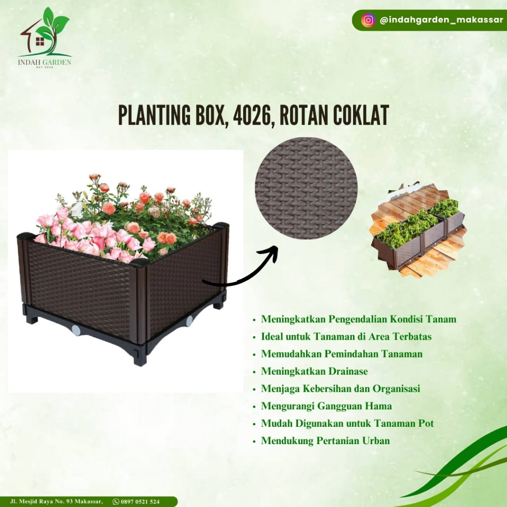 Jual Garden Bliss Planting Box / Raised Bed, Interlocking Modular - Box ...