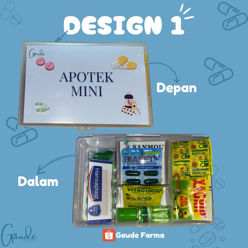 Jual Apotek mini termurah | Gift box | Hampers | kotak apotek mini ...