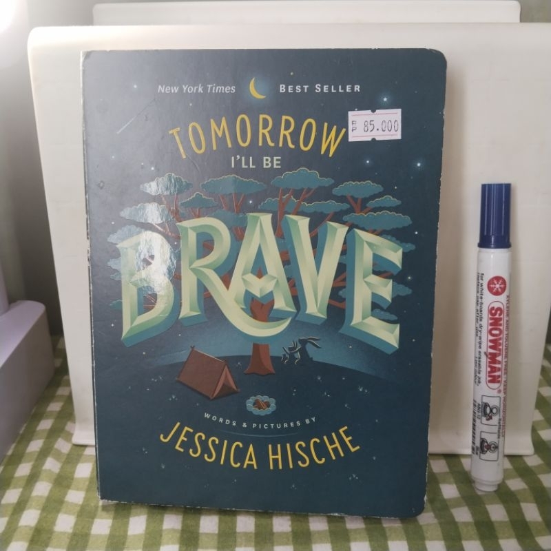 Jual Buku anak boardbook TOMORROW I'LL BE BRAVE by Jessica Hische ...