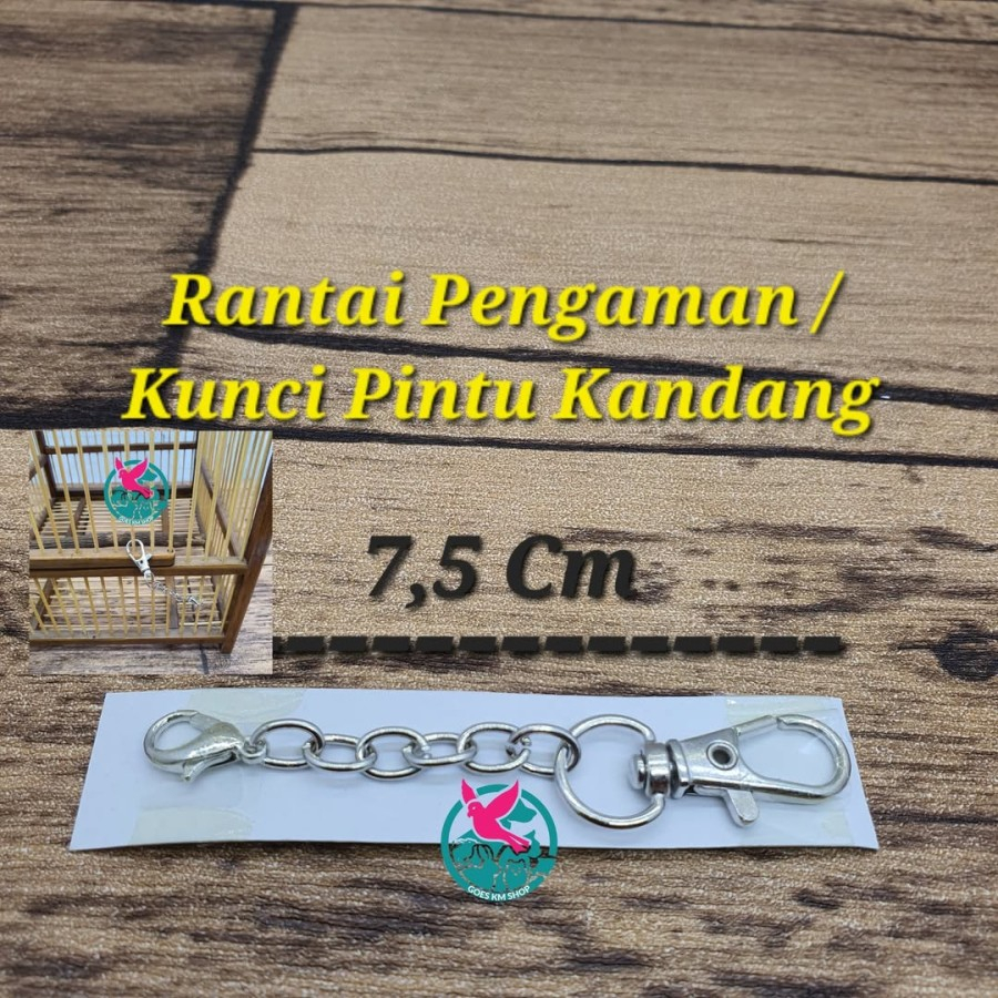 Jual RANTAI KUNCI PINTU KANDANG RANTAI BESI PENGAMAN KANDANG | Shopee ...