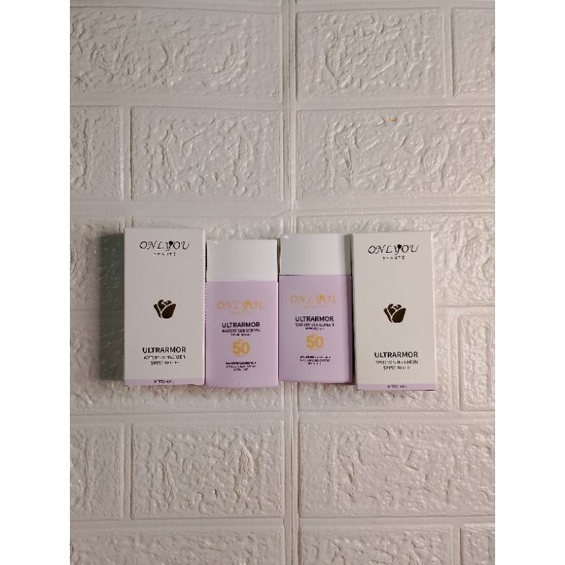Jual ONLYOU | Ultrarmor Watery Sunscreen SPF 50 PA++++ 40 mL | Shopee ...
