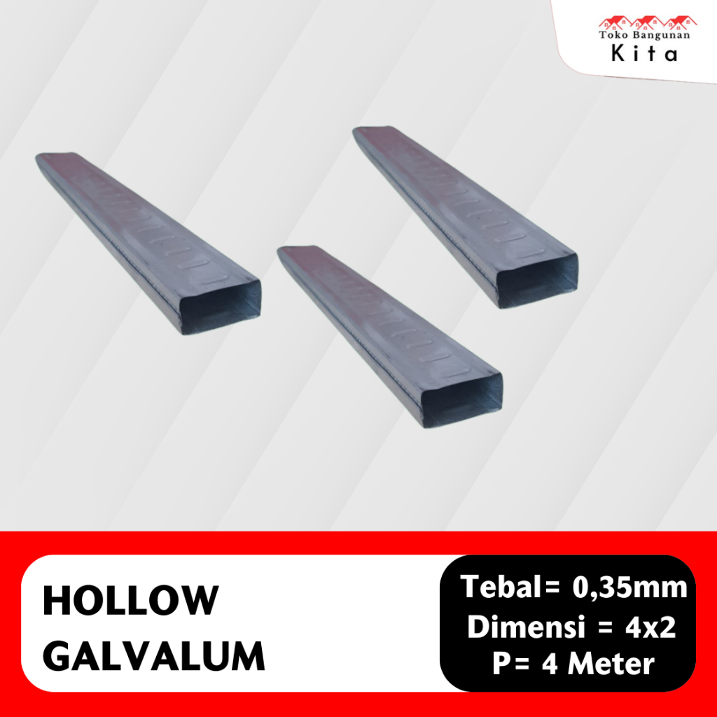 Jual Hollow Plafon Galvalum 2x4 - Tebal 0,35 | Shopee Indonesia
