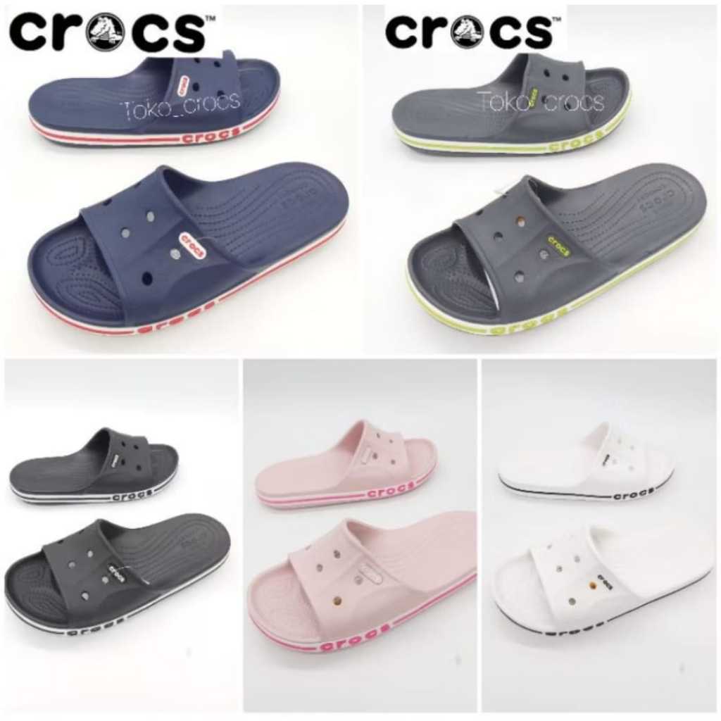 Jual AURELIO OFFICIAL - Sendal Crocs Baya Slide Unisex Clog | Shopee ...