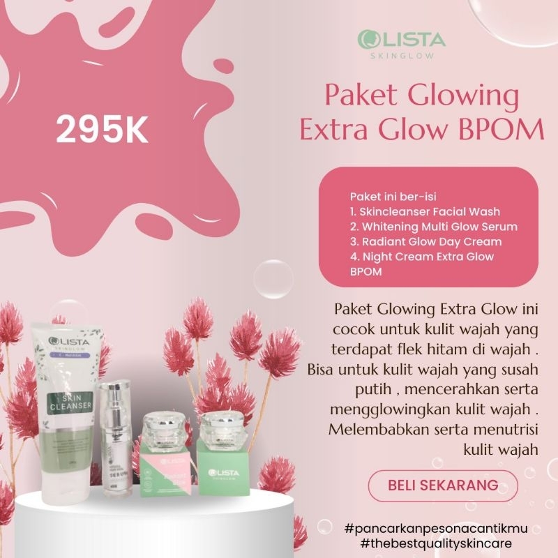 Jual PAKET GLOWING EXTRA GLOW/BOOSTER (SKINCARE BPOM) | Shopee Indonesia