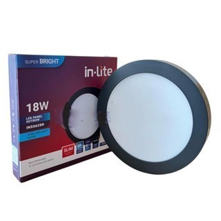 Jual InLite Downlight Outbow Body Frame hitam 6W 12W 18W In lite ...