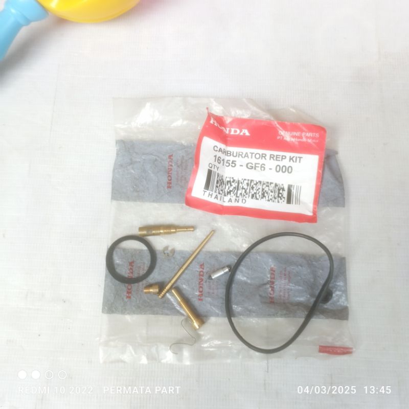 Jual repair kit isi karburator honda win 100 gf6 ori original honda ahm ...
