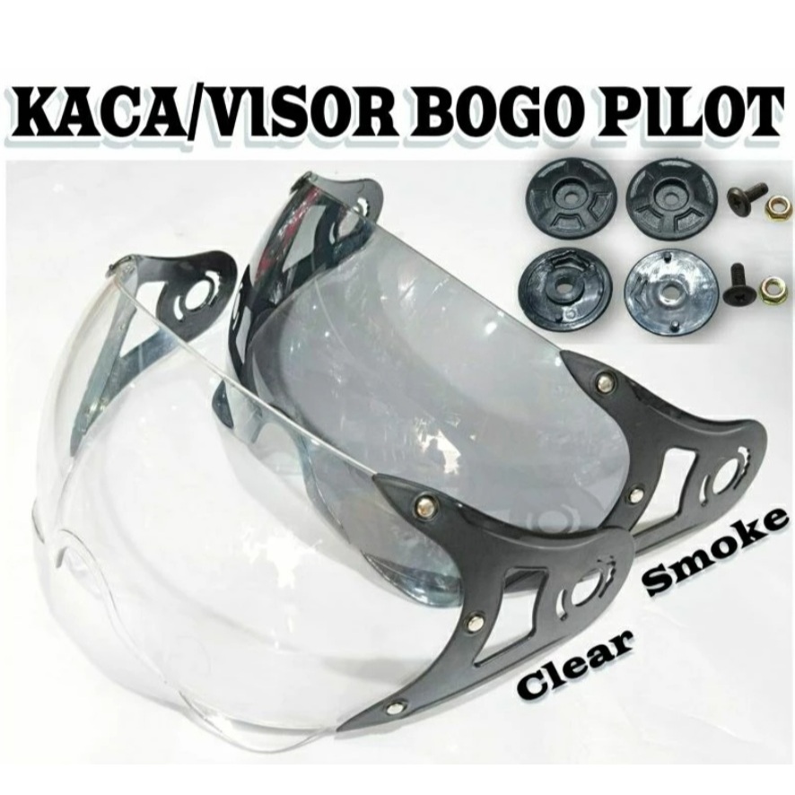 Jual Kaca Helm Bogo Pilot Italy Helm Scoopy | Shopee Indonesia