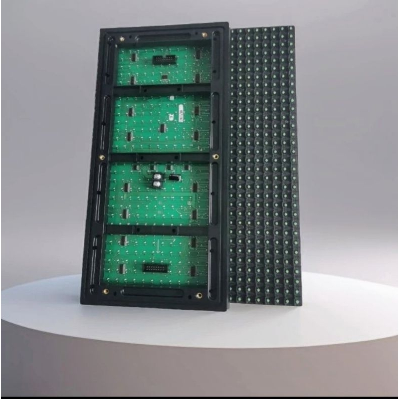 Jual Panel P10 Running Text Hijau SMD outdoor | Shopee Indonesia