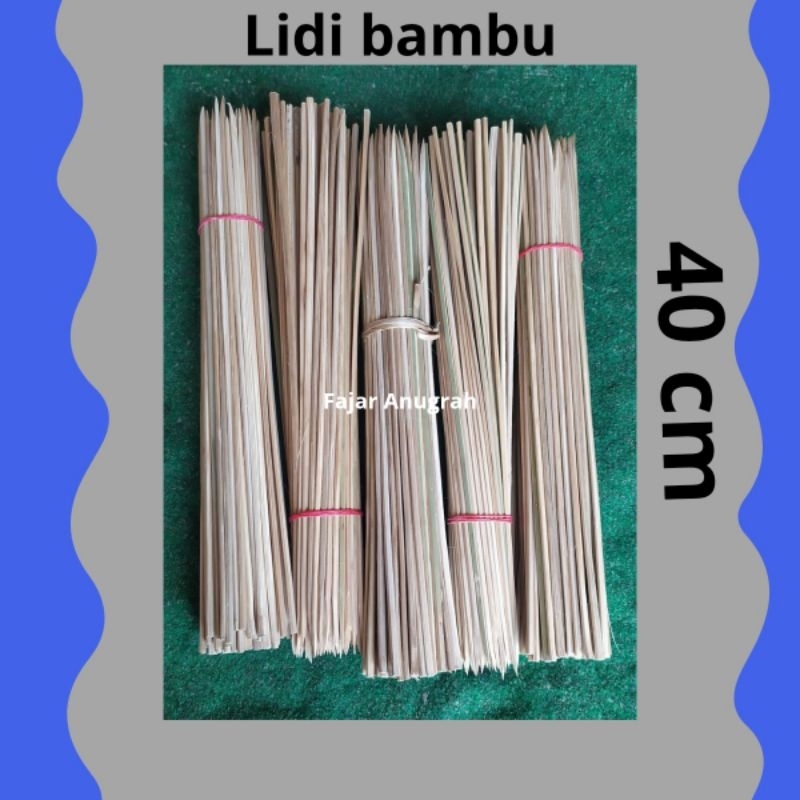 Jual Tusuk sate, lidi bambu 40cm | Shopee Indonesia