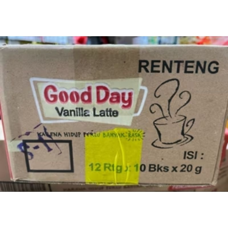 Jual GOOD DAY VANILLA LATTE DUS(ISI 120 PCS) | Shopee Indonesia