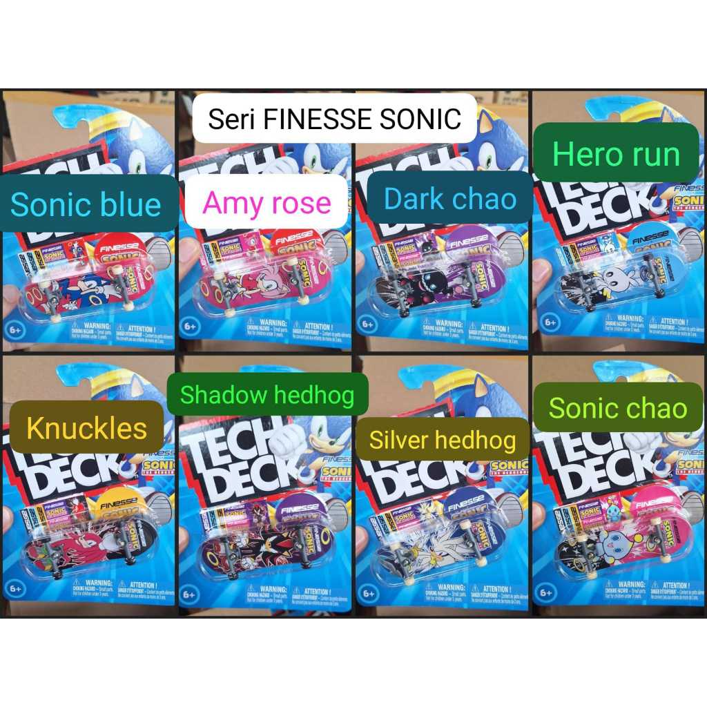 Jual Tech Deck 2025 Seri 52 53 54 Sonic Spongebob TMNT Terbaru Original ...