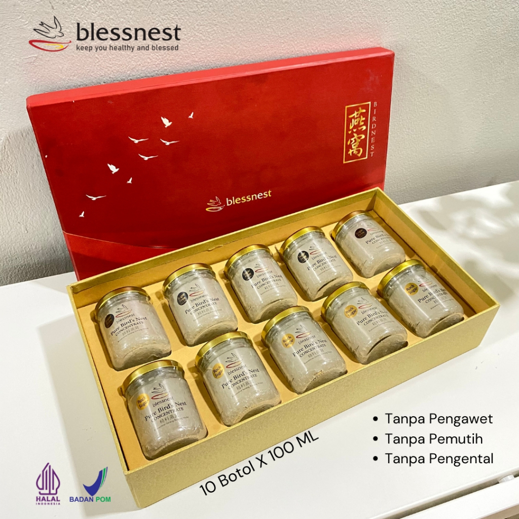 Jual Minuman Sarang Burung Walet - Blessnest Concentrate Package 10 x ...