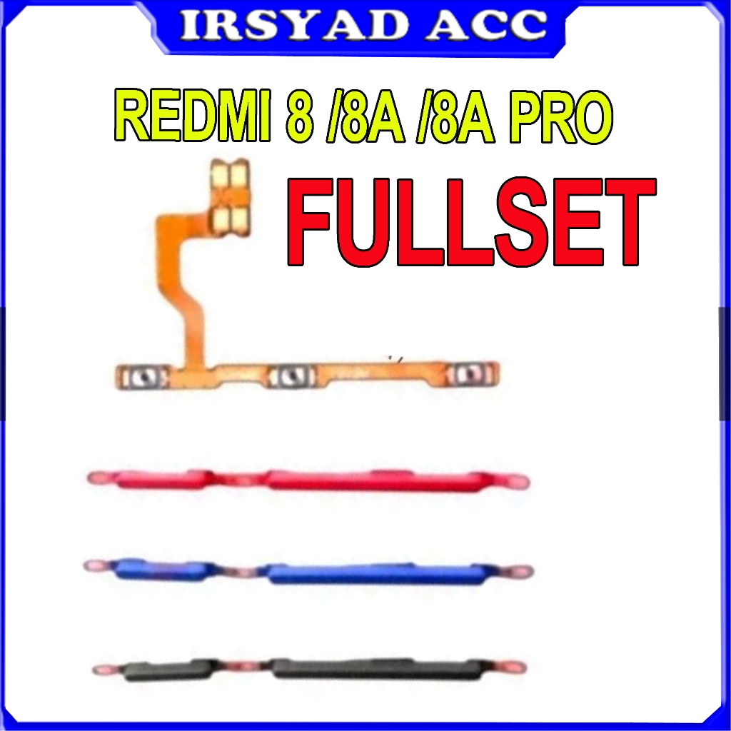 Jual FLEKSIBEL + TOMBOL LUAR ON OFF VOLUME REDMI 8 / 8A / 8A Pro 1 SET | Shopee Indonesia
