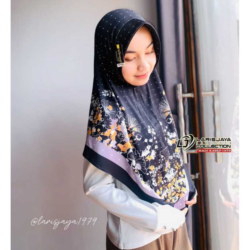Jual Jilbab instan daily hijab bergo Motif Bunga | Shopee Indonesia