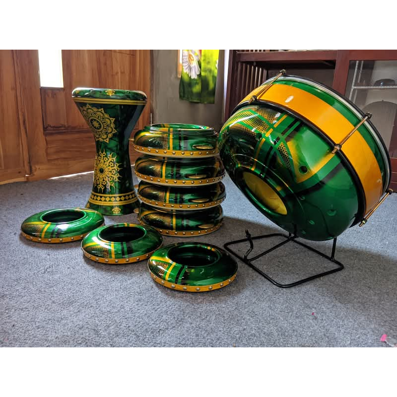 Jual Alat hadroh alat rebana alat qosidah alat banjari fullset 1 set ...