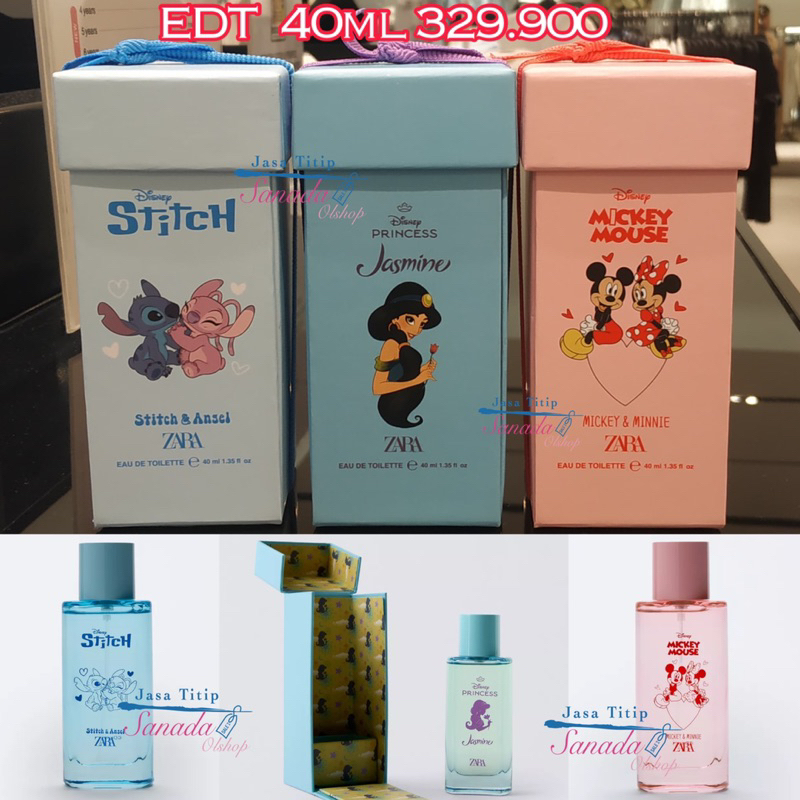 Jual parfum ZARA KIDS EDT 50ml parfum anak zara stitch princess jasmine mickey mouse lion king ...