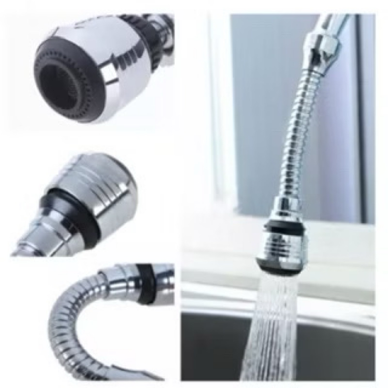 Jual GS SAMBUNGAN KRAN AIR 13 CM FLEXIBLE 360 SARINGAN KRAN BESI KRAN ...