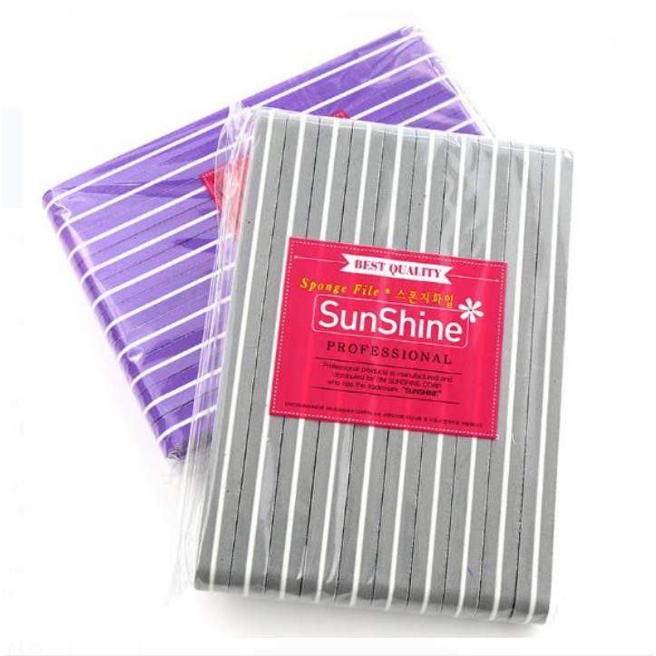 Jual Grosir 10pcs Sunshine Buffer Kuku Kikir Kuku 100/180 High Quality ...