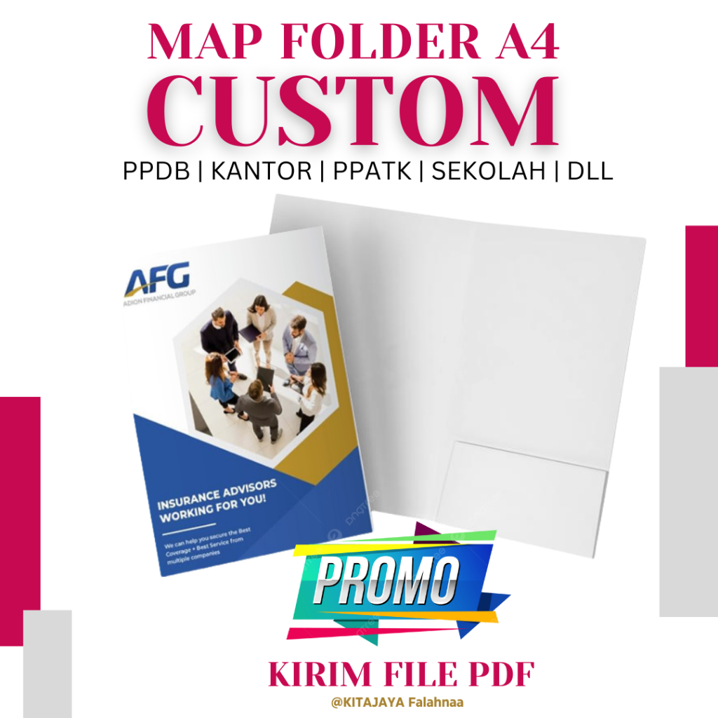 Jual (No Minim Order) Map A4 CUSTOM PPDB, Kantor, Rumah Sakit, PPATK ...