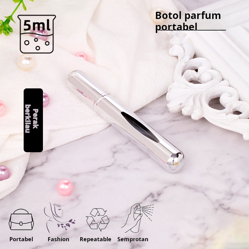 Jual Botol parfum baru 5ml, tekan portabel, perjalanan, kaca mini ...