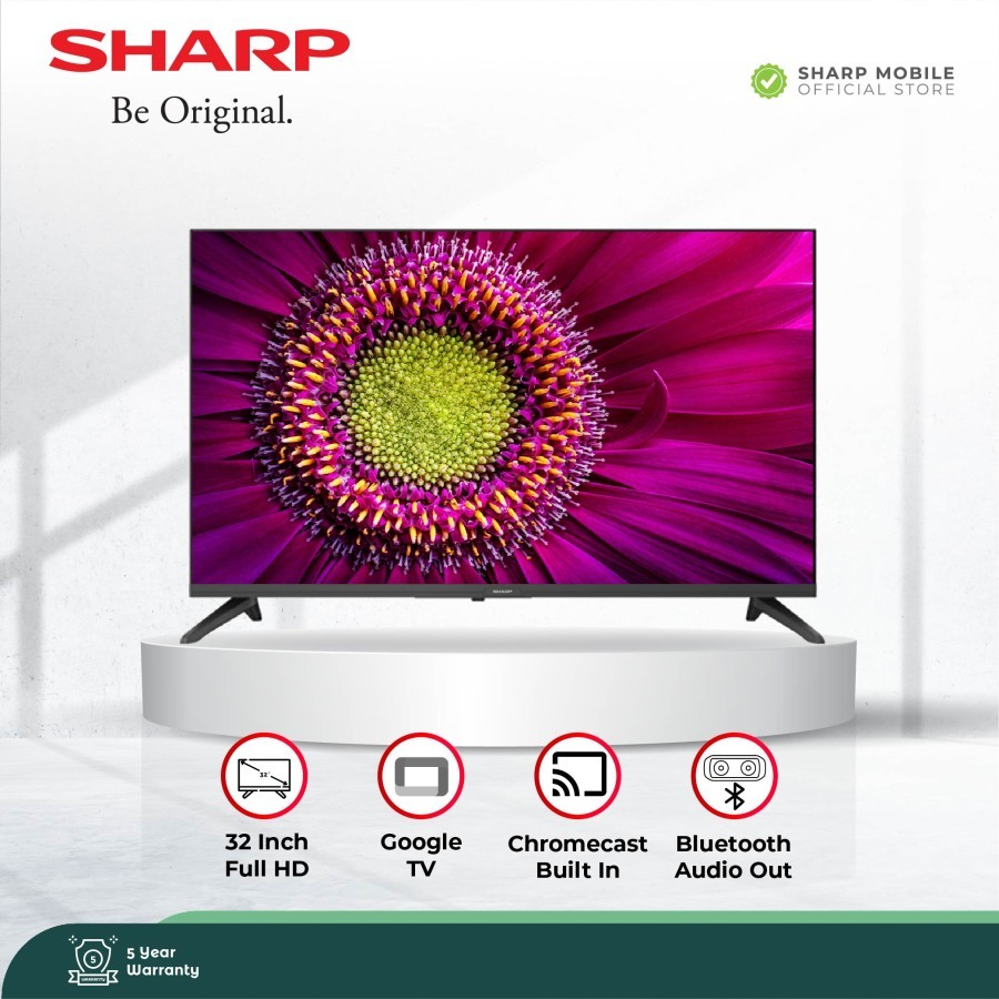 Jual SHARP 2T-C32GH3000i LED Digital TV 32 Inch 2K Google TV | Shopee Indonesia