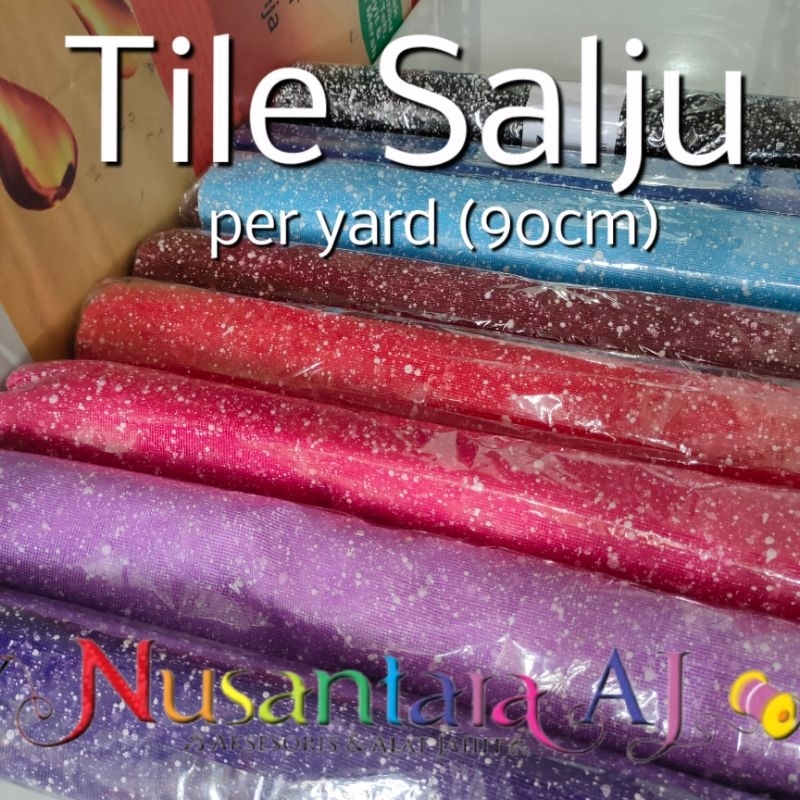 Jual tile salju buket, tile bouquet, kain tile salju, jaring buket per ...