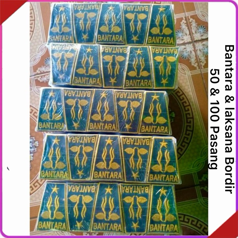 Jual Bantara bordir 50 & 100 Pasang / Laksana bordir / Balok Bantara ...