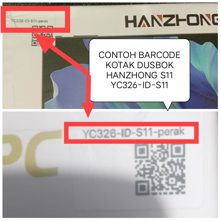 Jual Touchscreen ts tc toskrin tablet pc S11 / HANZHONG S11 / YC326-ID ...