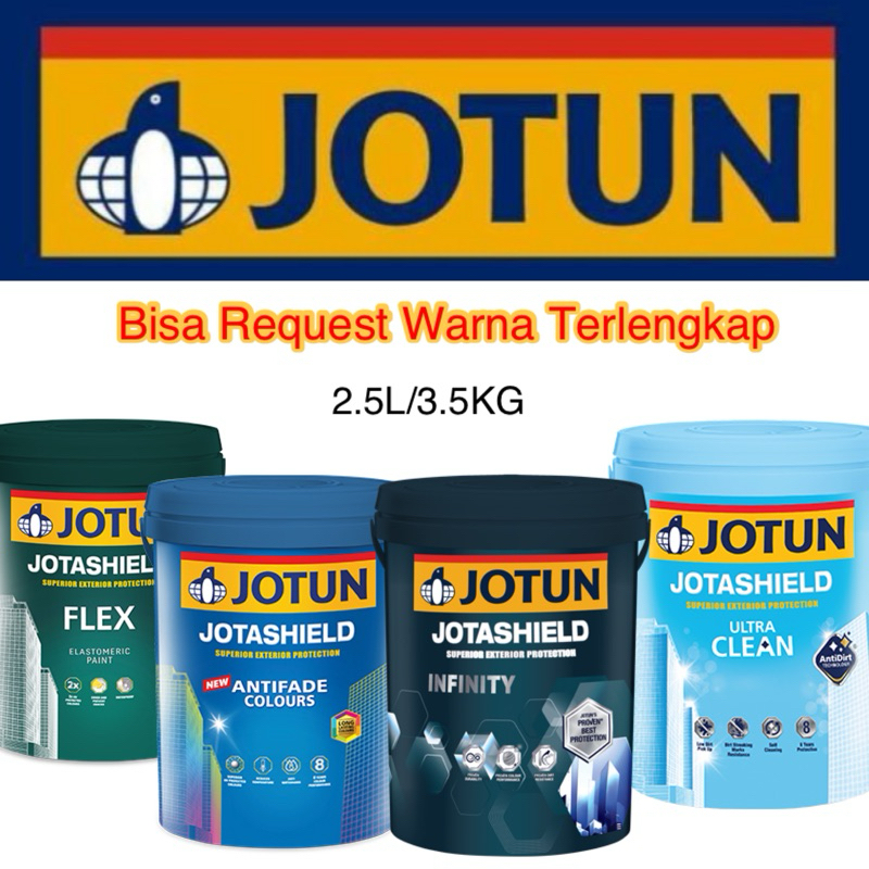 Jual 2.5L / 3.5KG JOTUN CAT EXTERIOR PREMIUM JOTASHIELD ANTIFADE JOTASHIELD ULTRA CLEAN ...