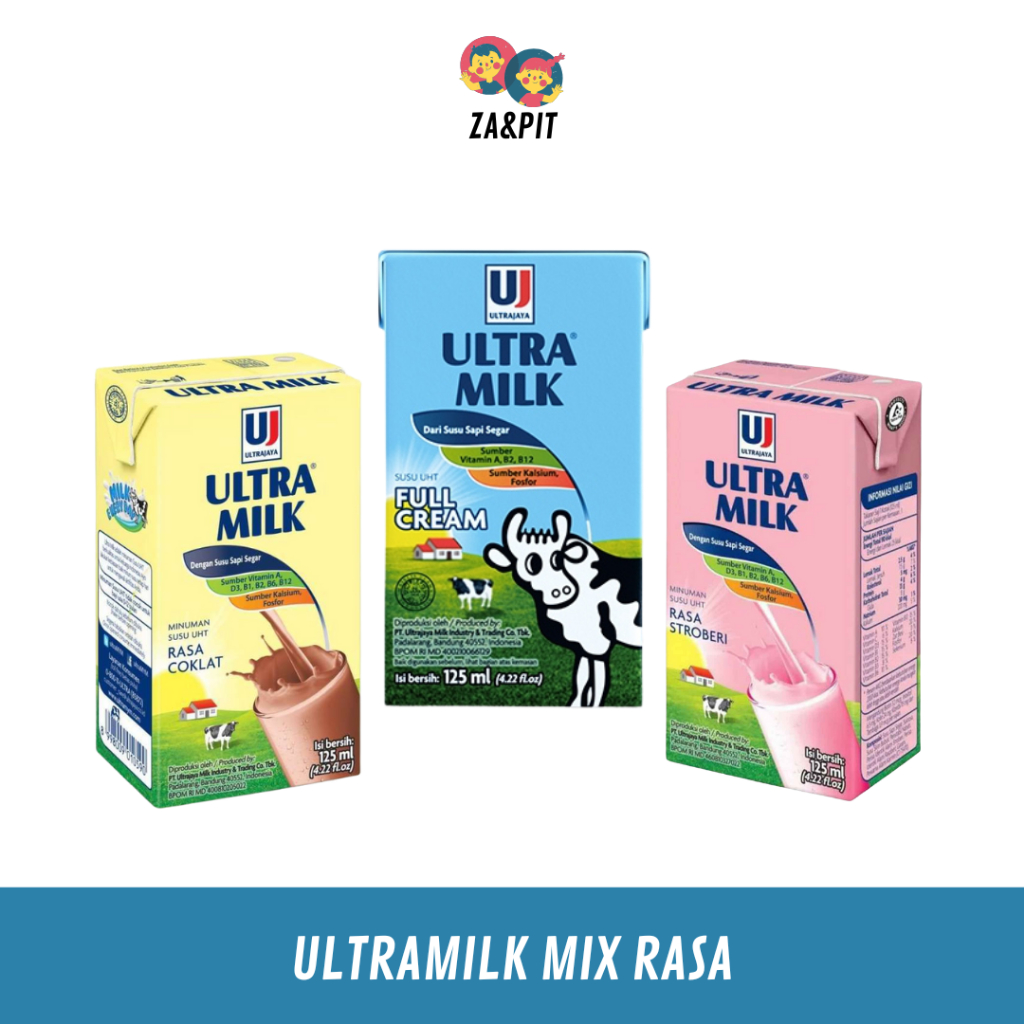 Jual Susu UHT Ultra Milk 125ml - 1 Karton (40 Pcs) | Shopee Indonesia
