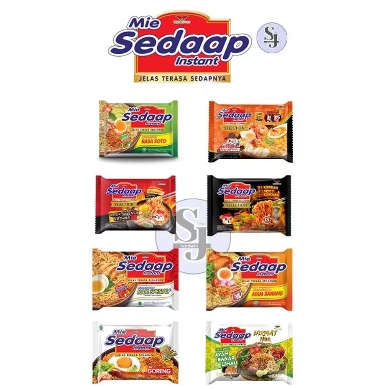 Jual MIE SEDAAP ALL VARIAN GORENG SOTO AYAM KOREA SPICY | Shopee Indonesia