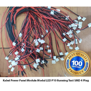 Jual Kabel Power Panel Module Modul LED P10 Running Text SMD 4 Plug ...