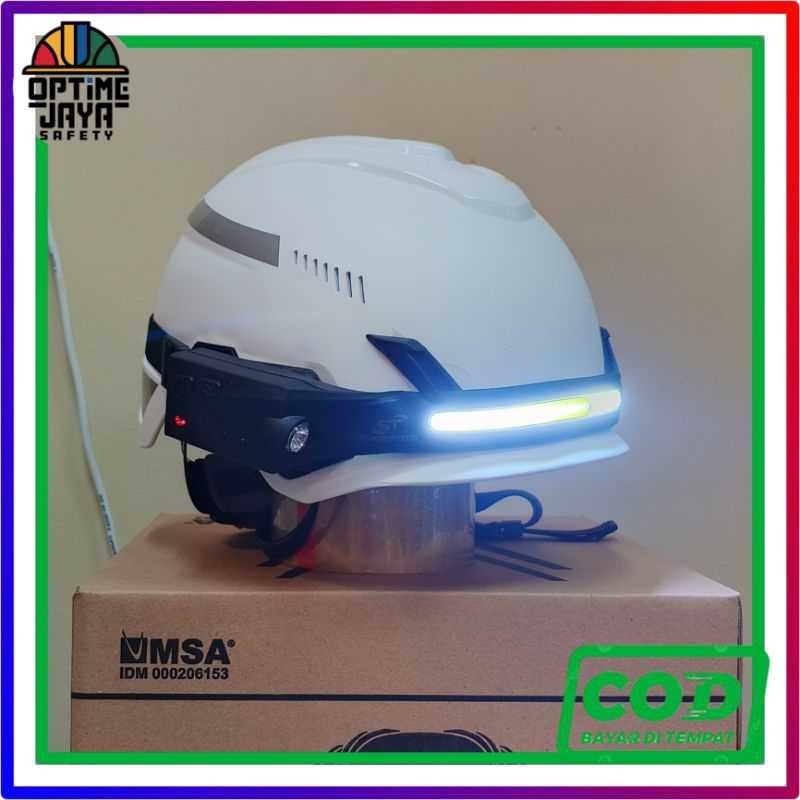 Jual Helm Safety MSA Climbing Lokal SNI - Helm MSA V-Gard H1 Trivent ...