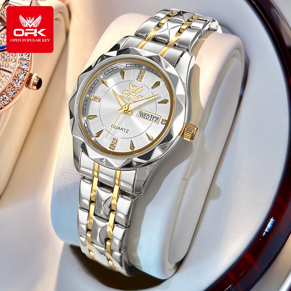 Jual OPK Jam Tangan Wanita Anti Air Original Kecil Korea Analog Tahan ...