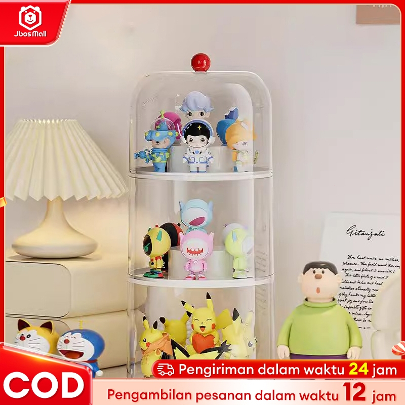 Jual Acrylic Kotak Display Putar Kotak Display Penyimpanan 360° Kotak ...