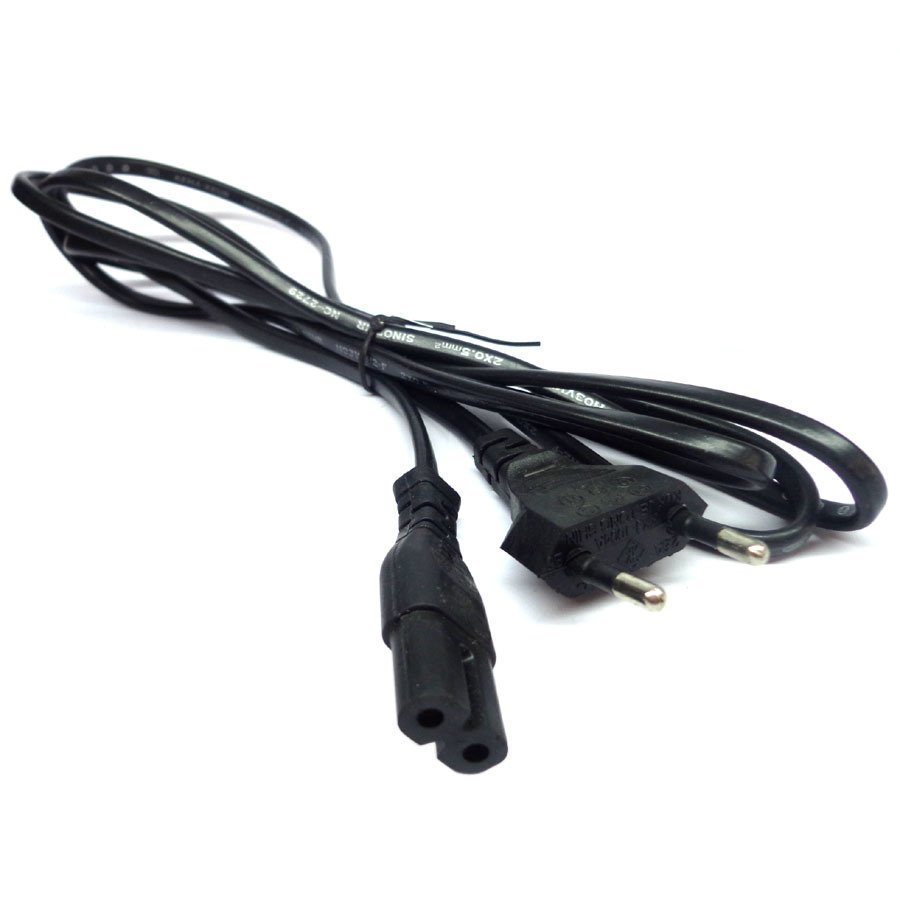 Jual Kabel Power PS3 PS4 PS5 Angka 8 Kabel Power 2 Pin Gepeng Plug 2Pin ...