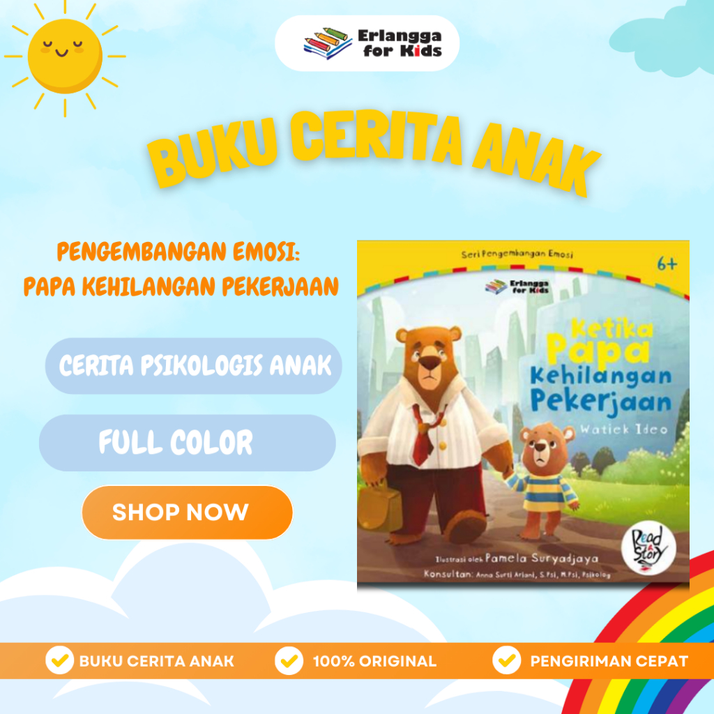 Jual [Erlangga Official] Ketika Papa Kehilangan Pekerjaan | Shopee ...