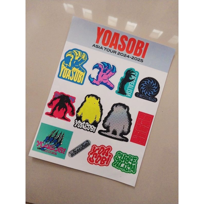 Jual STIKER YOASOBI ASIA TOUR 2024-2025 | Shopee Indonesia