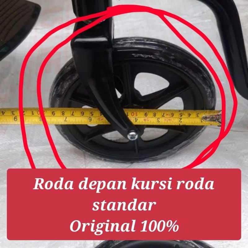 Jual Roda Depan Kursi Roda 8 inch | Shopee Indonesia